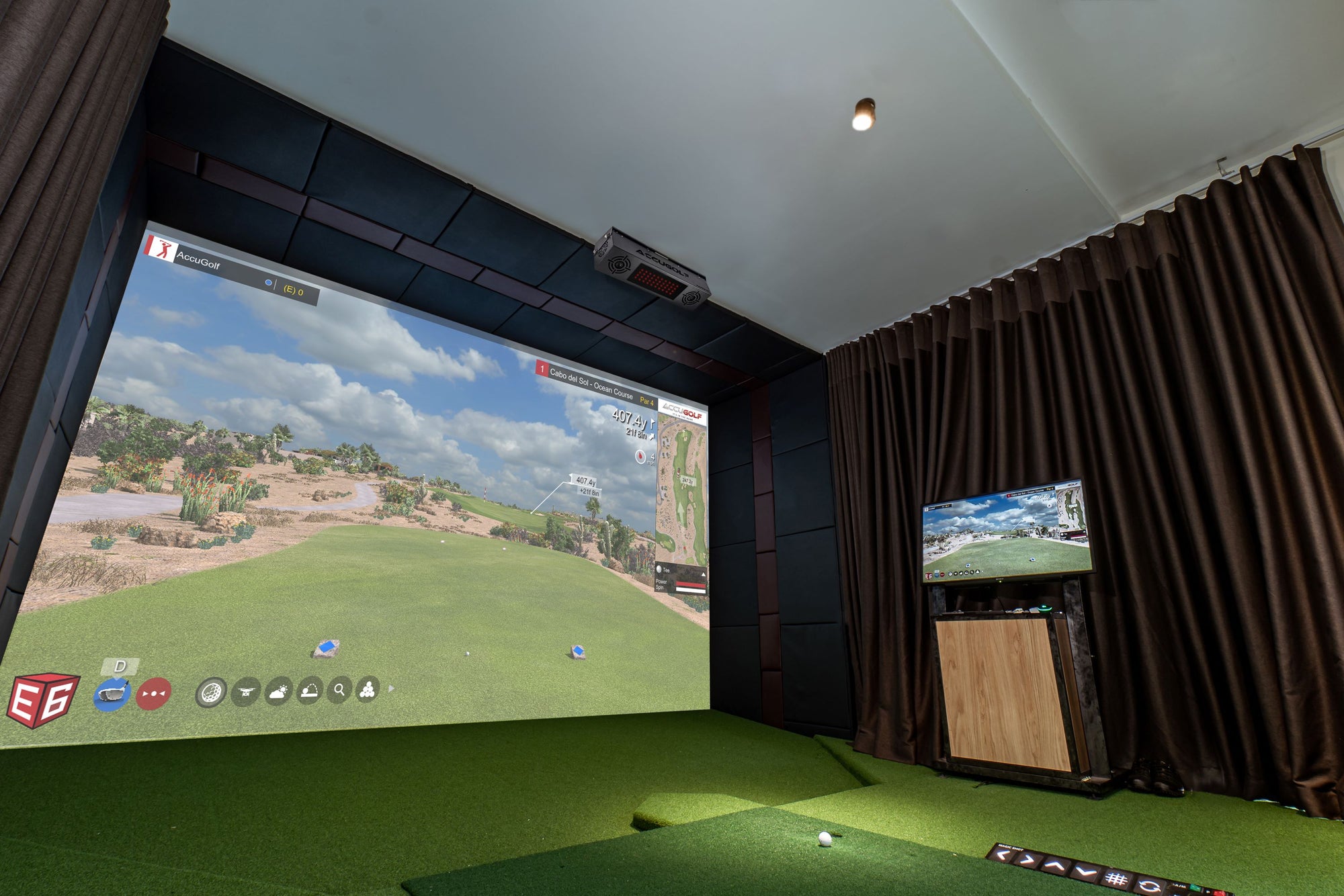 Hawkeye Golf Simulator - Golf Launch Monitor | AccuGOLF