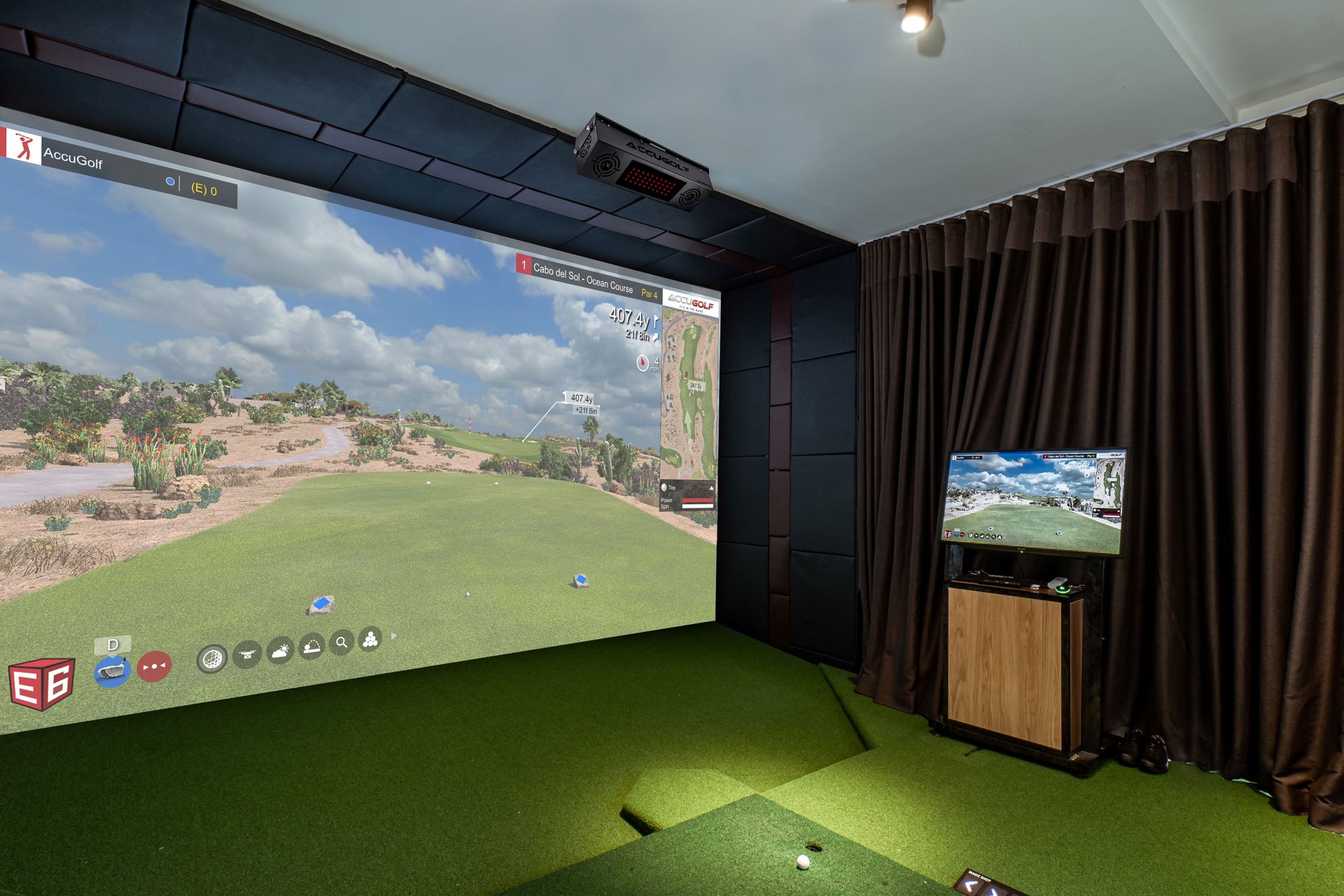 Hawkeye Golf Simulator - Golf Launch Monitor | AccuGOLF